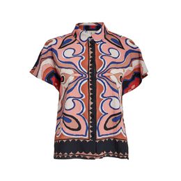 Sel by peppercorn Peppercorn Bluse 'Hanny' Damen Gr&ouml;&szlig;e XL blau / pink / schwarz / wei&szlig;