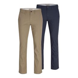 Jack & Jones Jack & Jones 2er-Pack Chino Hose in Navy Blazer | Gr.: W32/L30