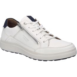 Josef Seibel Herren Sneaker Maddox 07 in weiss-dunkelblau