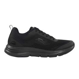 Slazenger - "Curve Support" Sneaker f&uuml;r Herren, Netzmaterial (Schwarz)