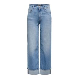 Only Jeans mit weitem Bein in Light Blue Denim | Gr.: W27/L32