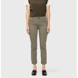 MAC Damen Regular-fit-Jeans, beige, Gr. 36, Denim/Jeans, Obermaterial: 88% Baumwolle, 8% Elastomultiester, 4% Elasthan, Jeans, im Five-Pocket Style