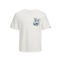 Jack & Jones Jack & Jones T-Shirt 'JORCrayon' Herren Gr&ouml;&szlig;e S nachtblau / wei&szlig;meliert