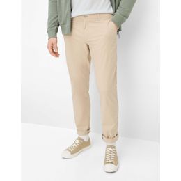 Brax Herren Chinohose "Style FABIO IN", beige, Gr. 44, Web, 97% Baumwolle, 3% Elasthan, Hosen