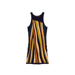 Desigual Kleid Damen Gr&ouml;&szlig;e 42 orange / schwarz Sommerkleid