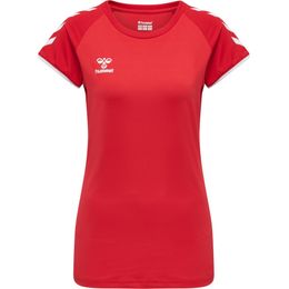 Hummel Shirt Damen Gr&ouml;&szlig;e S feuerrot / wei&szlig;