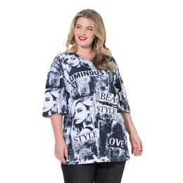 MIAMODA Shirt in schneewei&szlig; | Gr.: 46-48