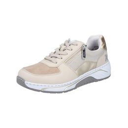 Rieker Sportlicher Schn&uuml;rschuh in creme | Gr.: 39