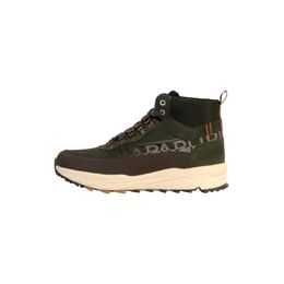 Napapijri Vortec High-Top-Sneaker aus Leder Gr&uuml;n | Gr.: 42