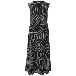 Street One Kleid Damen Gr&ouml;&szlig;e 34 schwarz / wei&szlig; Sommerkleid