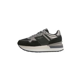 Pepe Jeans Sneaker 'Nala Night' Damen Gr&ouml;&szlig;e 37 schwarz / silber Sommerschuhe