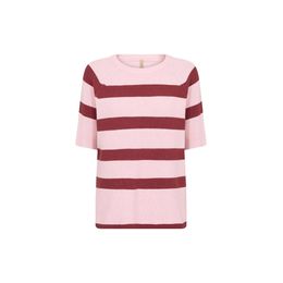 soyaconcept T-shirt ' SC-KANITA ' Damen Gr&ouml;&szlig;e L pink / rotmeliert