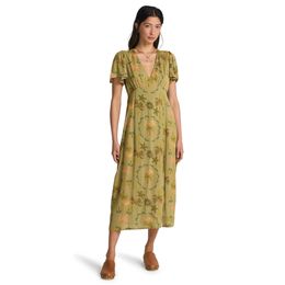 Billabong Dress 'Return To Paradise' female size 36 Green / Olive / Pastel green / Apricot