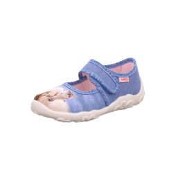 Superfit Hausschuh BONNY in Blau/Mehrfarbig | Gr.: 24