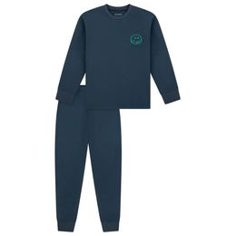 Schiesser Schlafanzug Comfort Cotton in Deep blue | Gr.: 176
