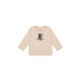 Noppies Langarmshirt in Sand Melange | Gr.: 50