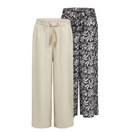 DENIMFY Stoffhose / Chino DFKate 2er Pack comfort/relaxed in Mehrfarbig | Gr.: XL