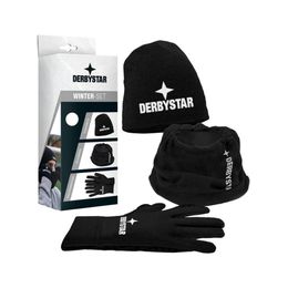 Derbystar M&uuml;tze "Winter-Set V22" in Schwarz | Gr.: 9