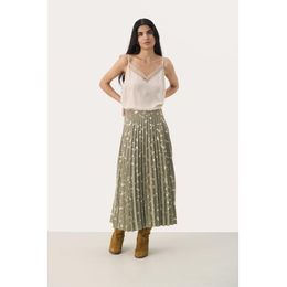 PART TWO Rock VenedasPW A-shape in Vetiver Foil Print | Gr.: 36