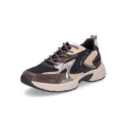 Gabor Fashion Sneaker in Schwarz Beige | Gr.: 40,5
