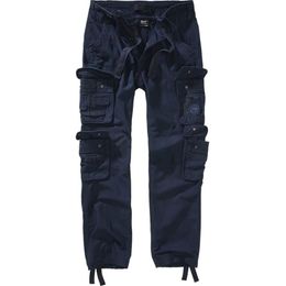Brandit Cargohose "Pure Slim Fit Pants" in Blau | Gr.: 3XL