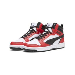 Puma Sneaker High "Rebound v6" in Wei&szlig; | Gr.: 37,5