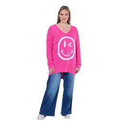 MIAMODA Pullover in hibiskuspink | Gr.: 50-52