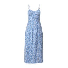EDITED Kleid 'Maleen' Damen Gr&ouml;&szlig;e 38 blau / wei&szlig; Sommerkleid