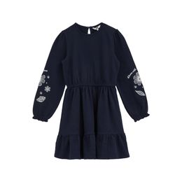WE Fashion Kleid M&auml;dchen Gr&ouml;&szlig;e 110/116 marine / wei&szlig;