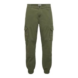 Only & Sons ONLY & SONS Cargo-Hose in Olive Night | Gr.: W33/L32