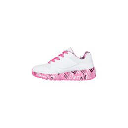 Skechers Uno Lite-Lovely Luv Schn&uuml;r-Sneaker f&uuml;r Kinder (Low-Top) Wei&szlig; | Gr.: 32