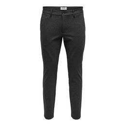 Only & Sons ONLY & SONS Chino Hose in Dark Grey Melange | Gr.: W32/L30