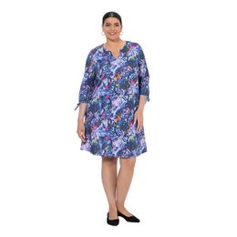 Ulla Popken Kleid in tintenblau | Gr.: 58-60