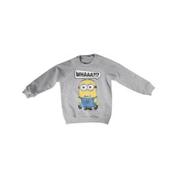 Minions Kinder Sweatshirt in Grau | Gr.: 9-10 Jahre