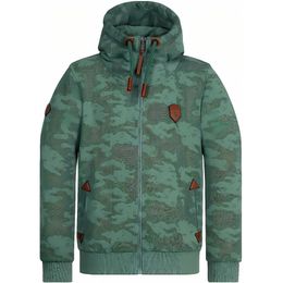 Naketano Hoodie "Schwarzkopf" in Gr&uuml;n | Gr.: S