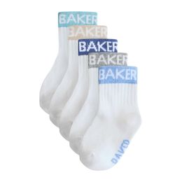 Baker By Ted Baker Socken Jungen Gr&ouml;&szlig;e 3/6 mths hellblau / dunkelblau / graumeliert / wei&szlig;