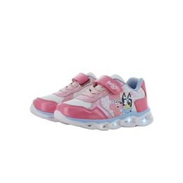 Sneaker mit Bluey und Coco Motiv, in Rosa - Leuchtende Sohle | Gr.: 24