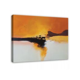 WALLARENA Wandbild Abstrakt in Orange | Gr.: 40 x 30 cm