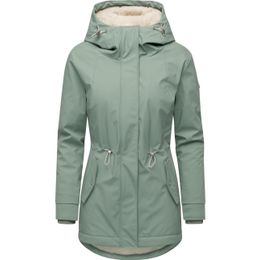 Ragwear Damen Funktionsjacke "Monadis Rainy Warm", gr&uuml;n, Gr. XS, Obermaterial: 100% Polyester. Innenfutter: 100% Polyester. Wattierung: 100%