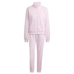 adidas Sportswear Trainingsanzug 'Essentials Feel Cozy' Damen Gr&ouml;&szlig;e M rosa / wei&szlig;