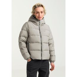 Jack Wolfskin Damen Daunenjacke "FROZEN PALACE JKT W RDS", beige, Gr. XL, Obermaterial: 100% Polyester. F&uuml;llung: 90% Entendaune, 10% sonstige Fasern.