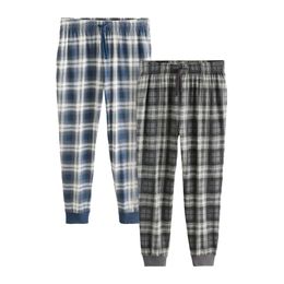 next Pyjamahose Herren Gr&ouml;&szlig;e M blau / schwarz / wei&szlig;