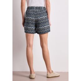 Street One Damen Shorts "Style Emee", bunt, Gr. 42, gemustert, Web, Obermaterial: 88% Viskose, 12% Polyamid. Futter: 100% Viskose, Hosen,