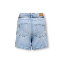 KIDS Only M&auml;dchen Jeansshorts "KOGGIANNA HW BELT SHORTS PIMBOX DNM NOOS", blau, Gr. 140, unifarben, Denim/Jeans, Obermaterial: 98% Baumwolle, 2%