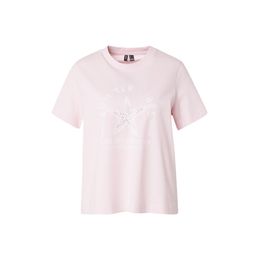 V&eacute;ro Moda VERO MODA Shirt 'VMPALMA METTE' female size M Rose / White