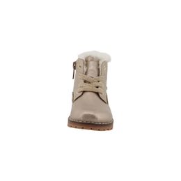 Tom Tailor Damen Winterstiefel "Tom Tailor Stiefel", Gr. 35, gold, Polyurethan, unifarben, Schuhe