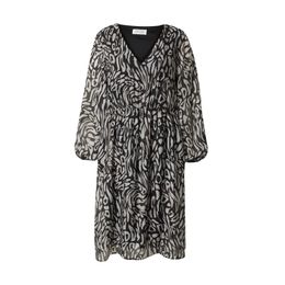 Guido Maria Kretschmer Curvy Kleid 'Clarissa' Damen Gr&ouml;&szlig;e 46 grau / schwarz Sommerkleid