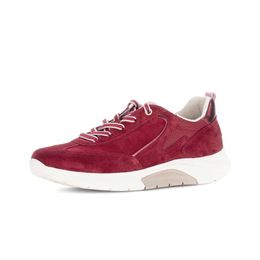 Gabor Damen Sneaker "Sneaker low", Gr. 42,5, rot, Schuhe