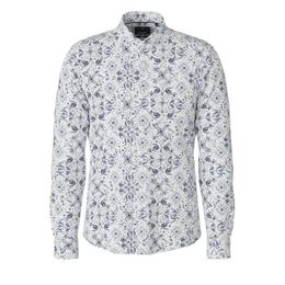 JOOP! JOOP Herren Langarmhemd "Pai", bunt, Gr. 42, unifarben, Web, Obermaterial: 100% Baumwolle, Hemden, mit floralem Muster, slim fit