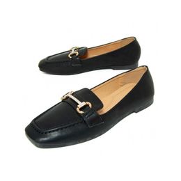 Montevita Mokassins Damen-Mokassin, in Schwarz | Gr.: 39